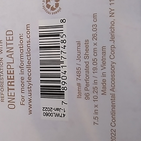 Ustyle | Office | 96 Perforated Sheets Journal Hard Back 75 X 25 Inches ...